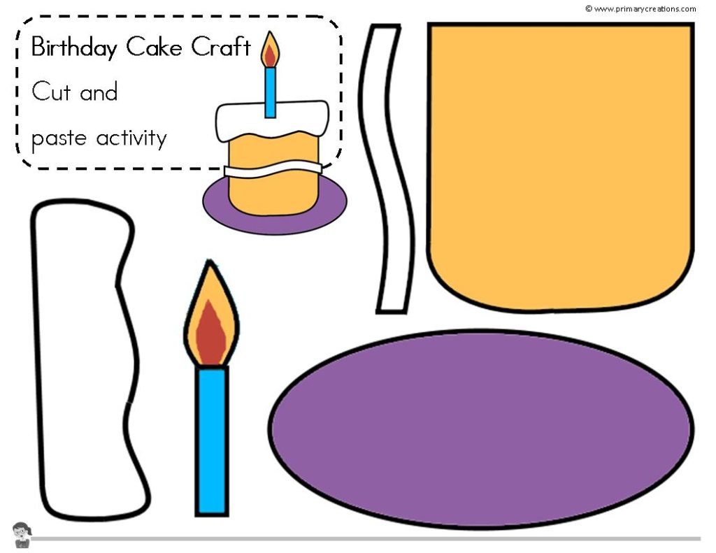 Birthday Cake Craft Idea ⋆ Elevating Neurodiversity
